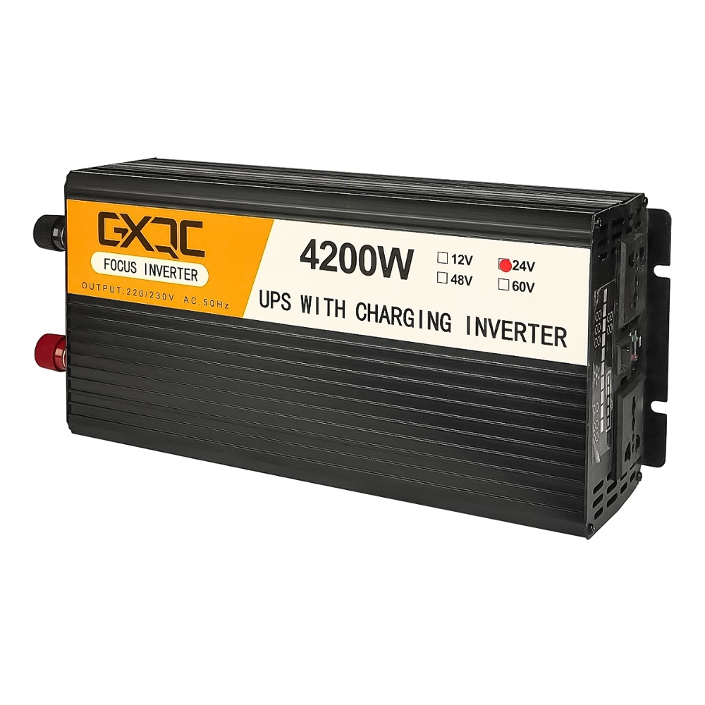 Инвертор GXQC SFX-1500W/ 4200W DC 24V - AC 220V с функцией зарядки ...