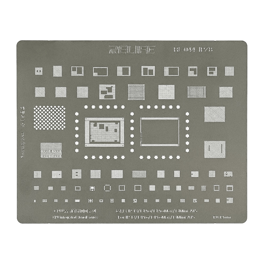 Трафарет BGA Relife RL-044 IPZ8 (A15) для iPhone 13/13 Mini/13 Pro/13 ...